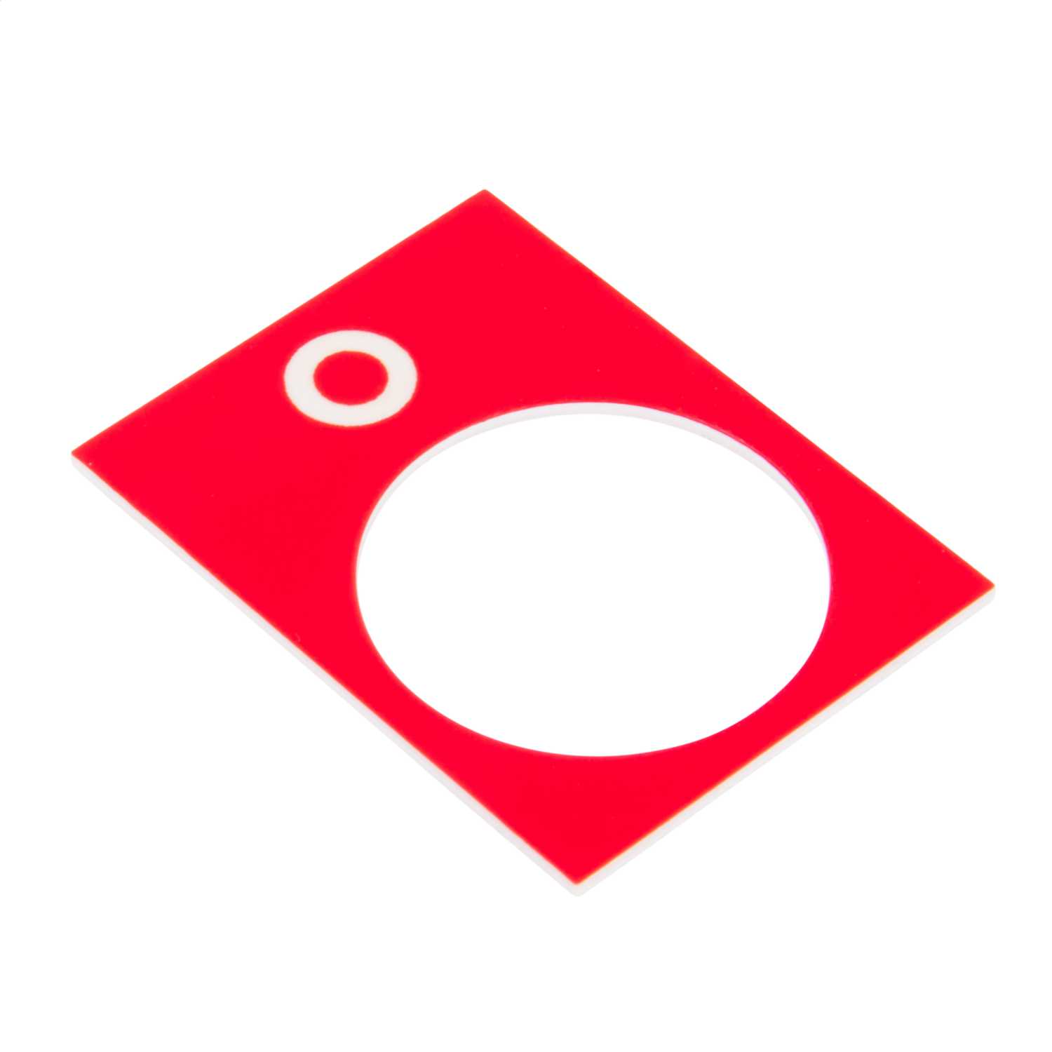 Schneider Telemecanique 30mm x 40mm Stop Legend Plate Red (ZB2BY2931) | CEF