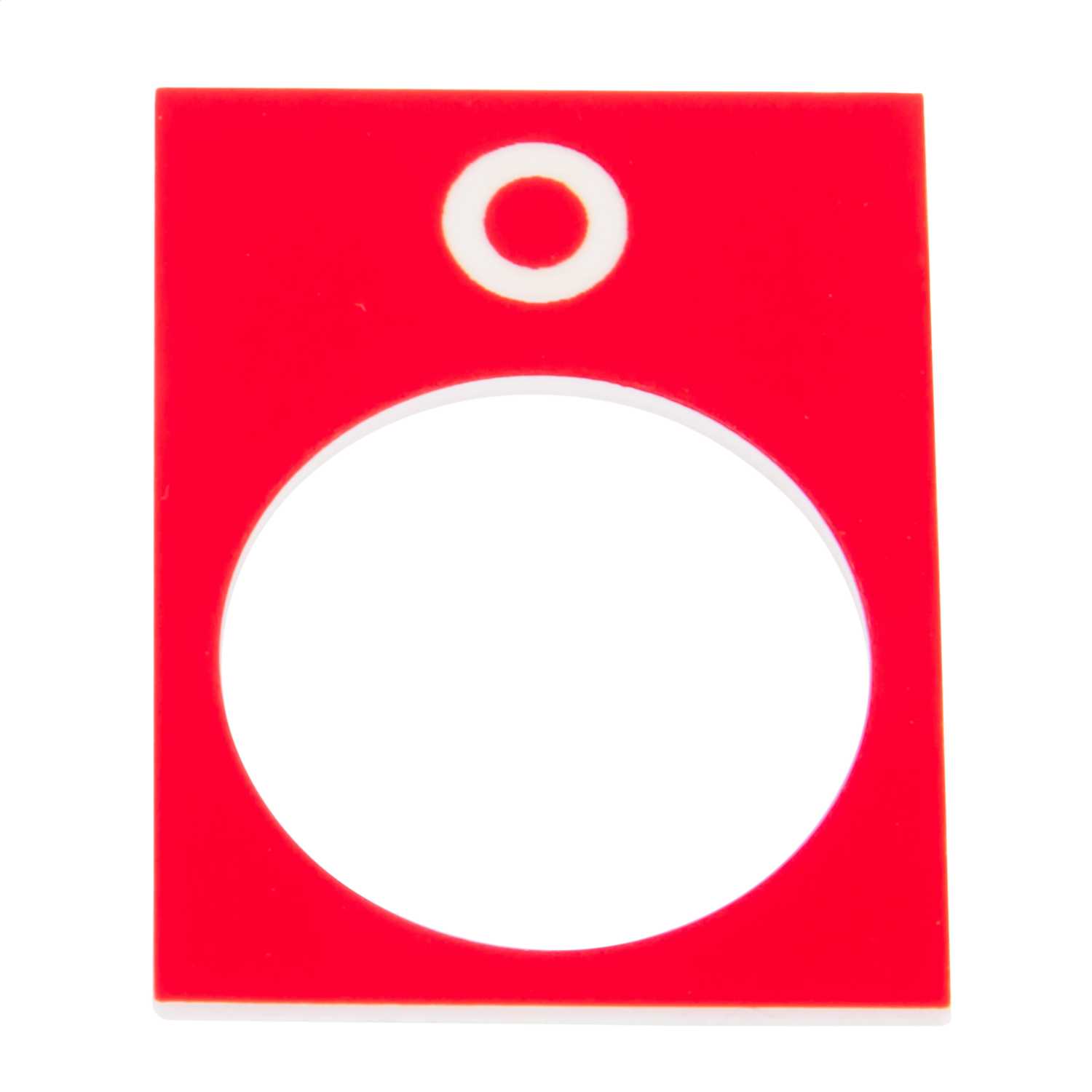 Schneider Telemecanique 30mm x 40mm Stop Legend Plate Red (ZB2BY2931) | CEF
