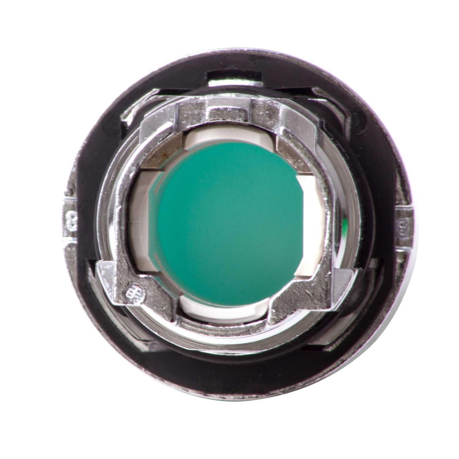 Schneider Telemecanique Flush Illuminated Pushbutton Green Spring ...