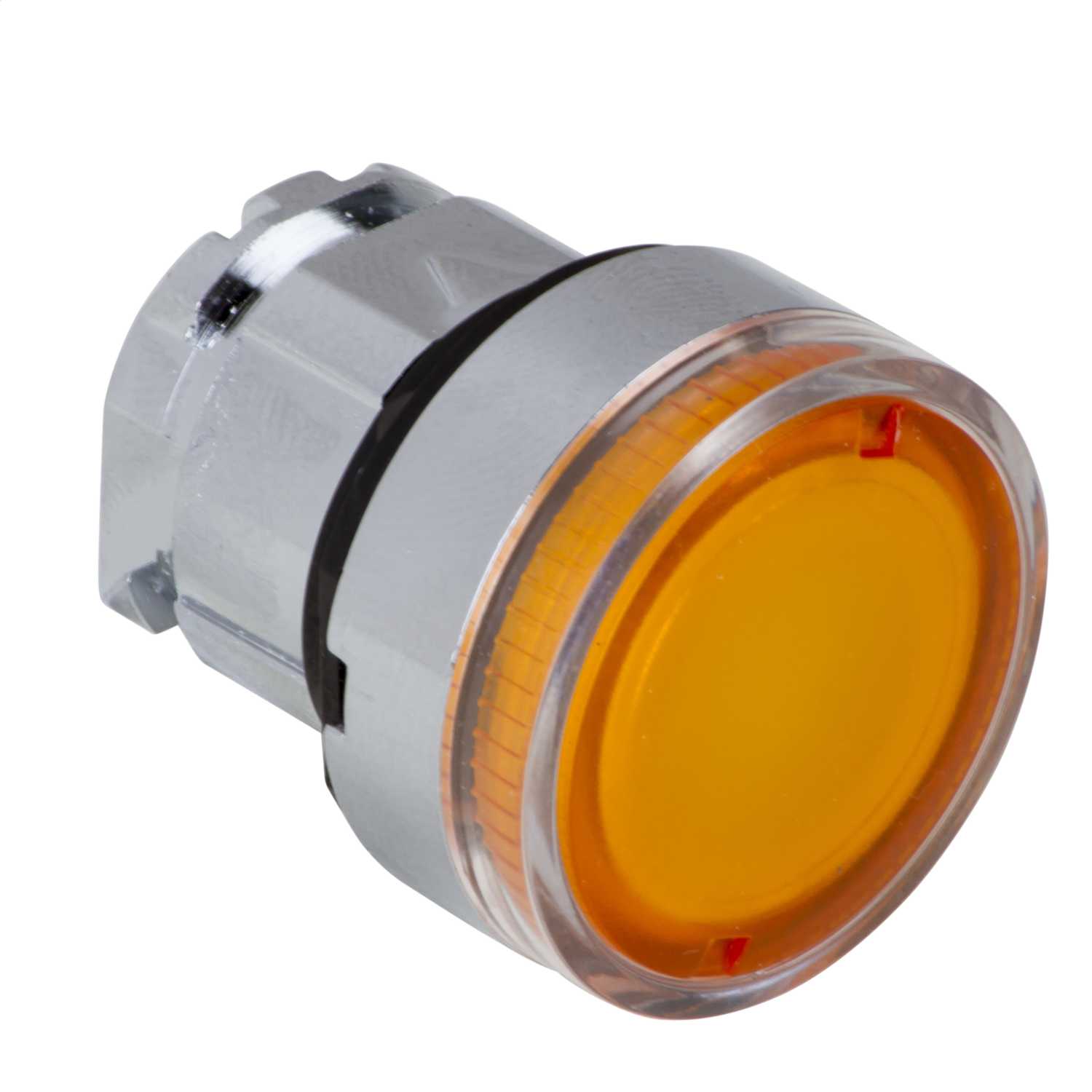 Schneider Telemecanique Flush Illuminated Pushbutton Orange Spring ...