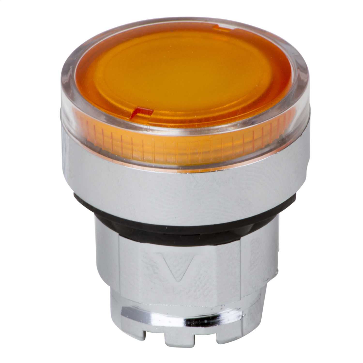 Schneider Telemecanique Flush Illuminated Pushbutton Orange Spring ...