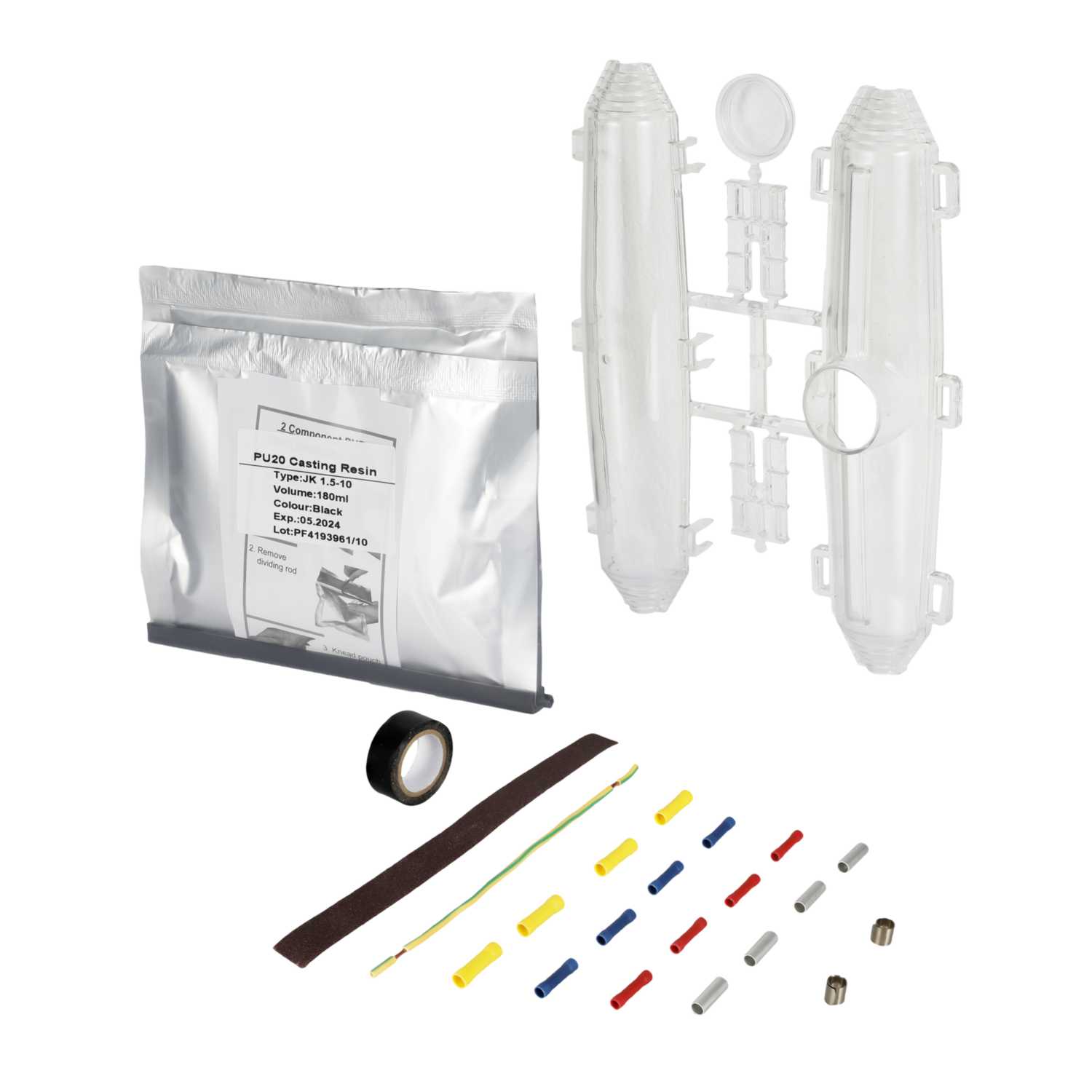 Termination Technology 1.5-10mm Straight Resin Joint Kit for Cables up ...