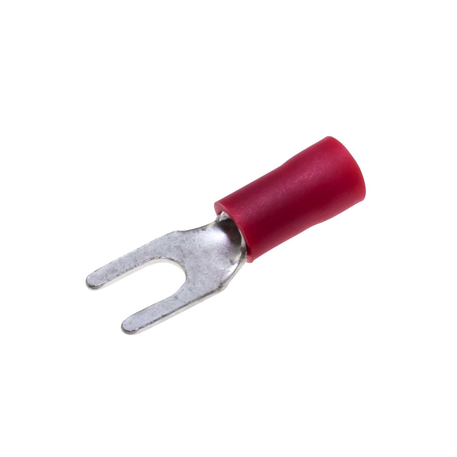 Termination Technology 3mm Red Fork Crimp Lugs for 1.5mm Cables (Pack ...