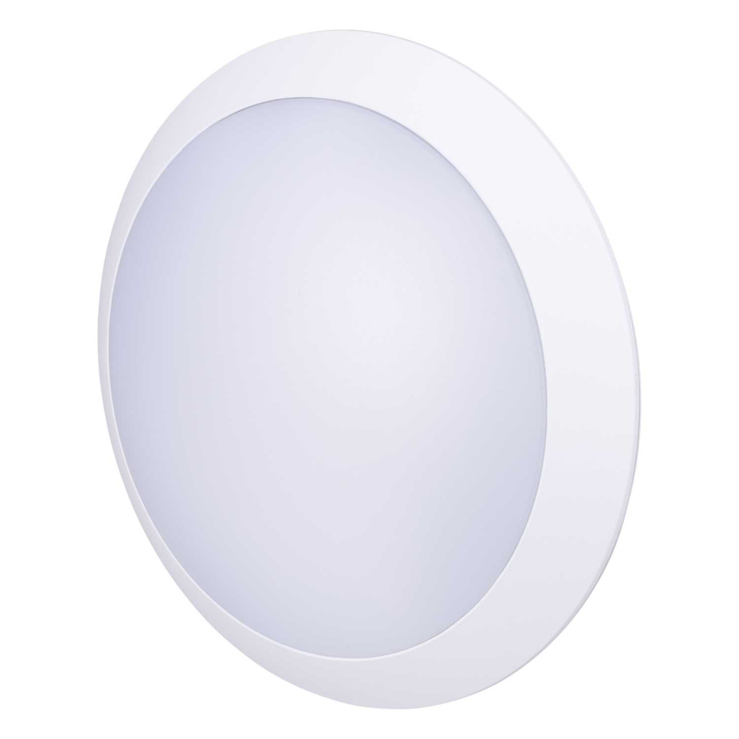 Thorn TOM VARIO 20W LED Colour Selectable Bulkhead White with Microwave ...