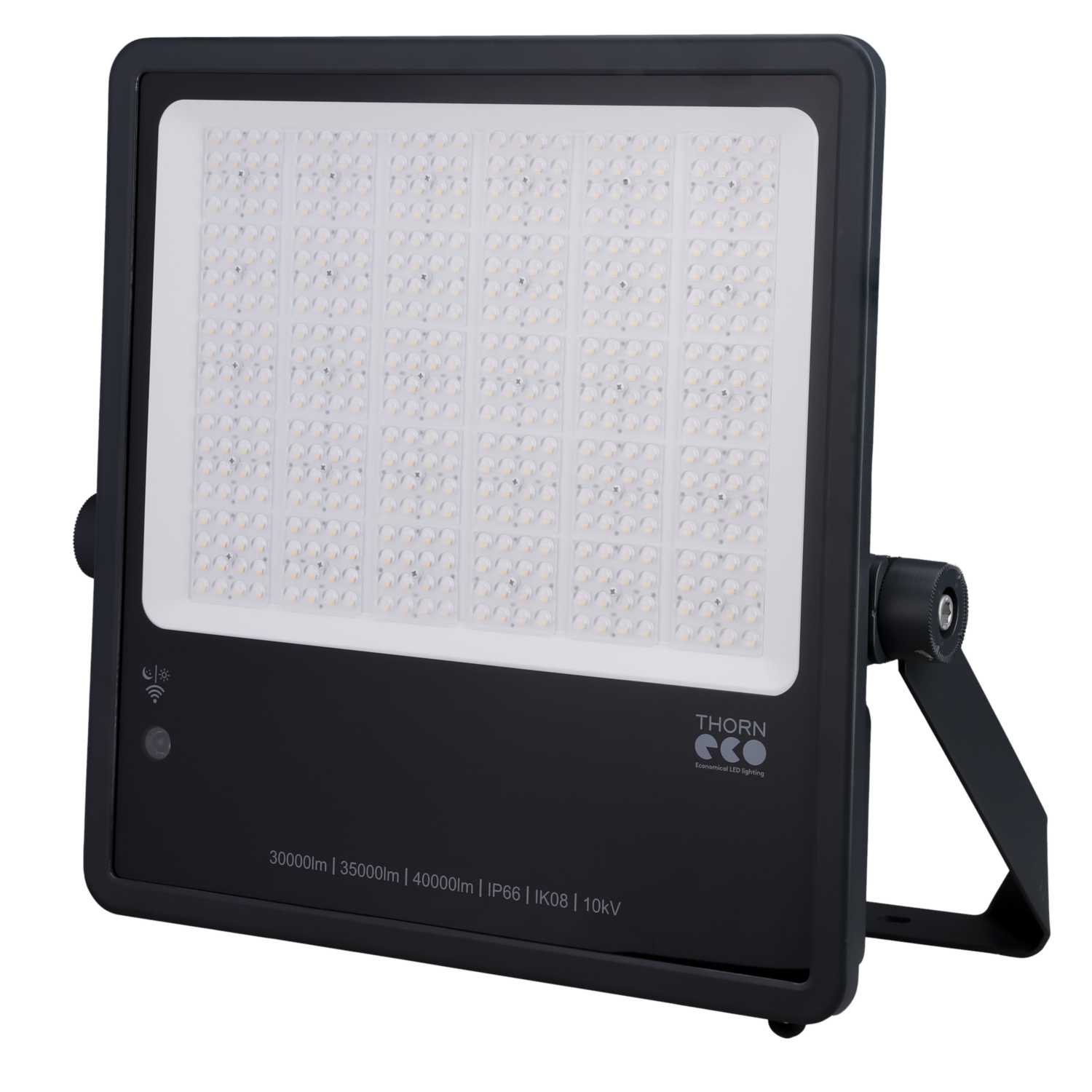 Thorn LEO Flex 300W LED Floodlight Black with Photocell 3000K (96635304 ...