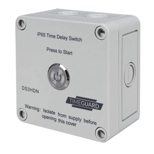 Timeguard 3 Wire IP65 Electronic Push Button Time Delay Switch (DS3HDN ...