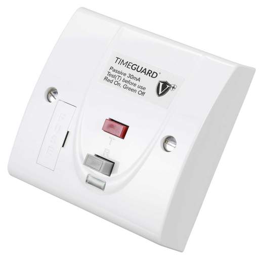Timeguard 13A Passive RCD Fused Spur White (RCD10WPVN) | CEF