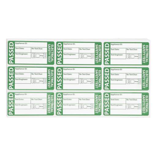 TIS Pass Labels for PAT Testing (Pack of 500) (TIS 1612/500) | CEF