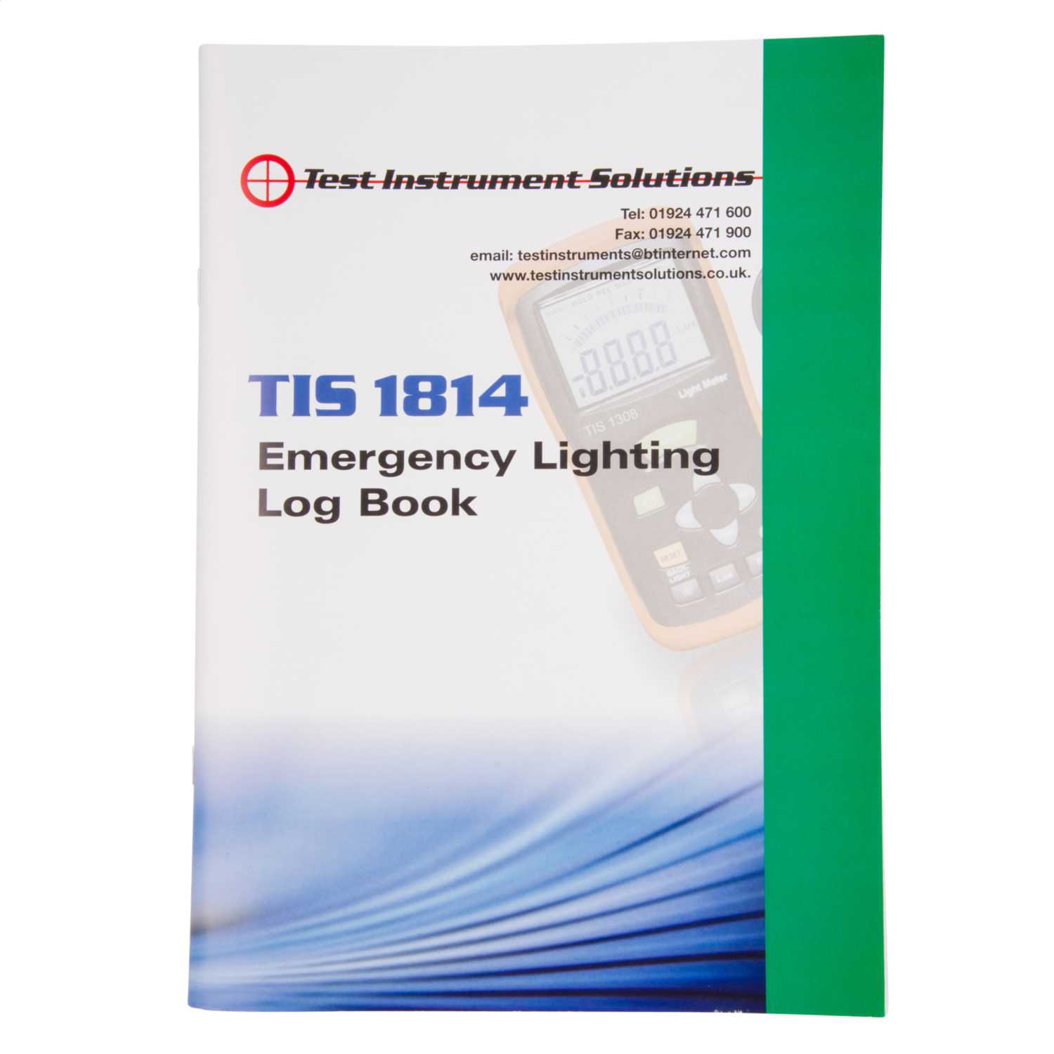 TIS Emergency Lighting Log Book (TIS1814) | CEF