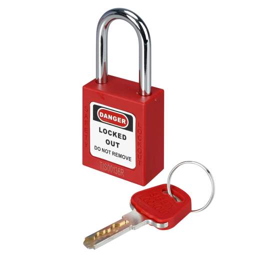 TIS Red Safety Padlock (TIS LR1) | CEF