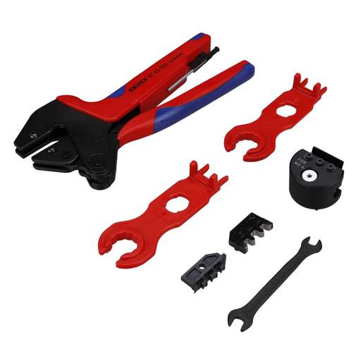 Knipex 7 Piece Solar PV MC4 Crimp Kit (TIS MC4KIT) | CEF