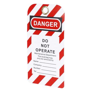 TIS Lock Off Tags (Pack of 10) (TIS TAG) | CEF