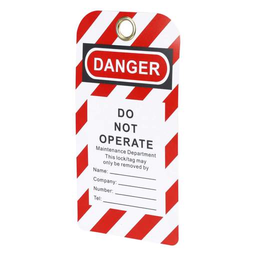 TIS Lock Off Tags (Pack of 10) (TIS TAG) | CEF