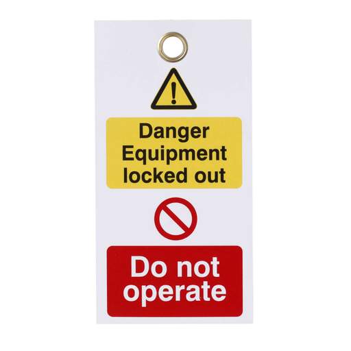 TIS Lock Off Tags (Pack of 10) (TIS TAG) | CEF