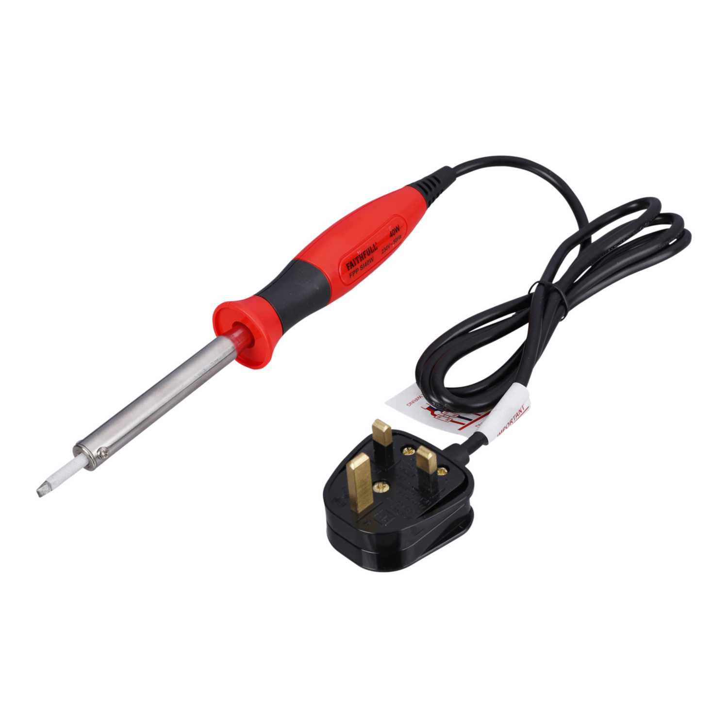 Faithfull 40W Soldering Iron (FPPSI40W) | CEF