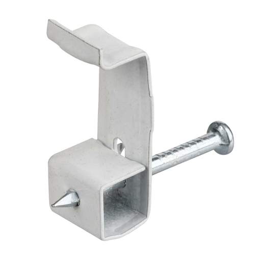 Unicrimp 4 - 6mm LSF Twin and Earth Metal Fire Cable Clip White (Pack ...