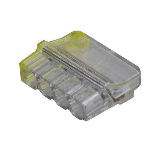 Unicrimp 24A 4 Way Push In Wire Connectors (Pack of 100) (QP4242Y2) | CEF