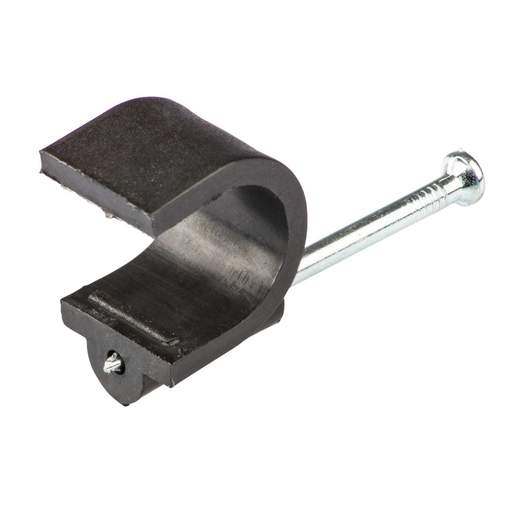 Unicrimp 10 - 14mm Round Clips Black (Pack of 100) (QRC11) | CEF