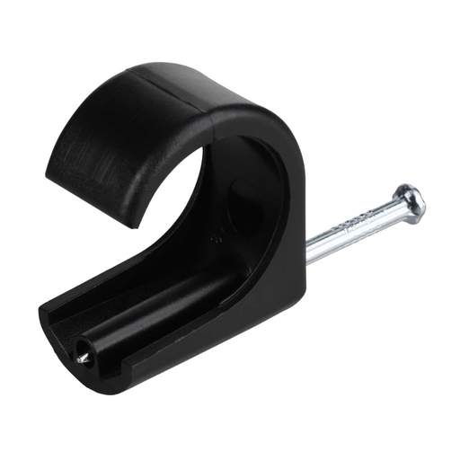 Unicrimp 22 - 26mm Round Clips Black (Pack of 50) (QRC17) | CEF