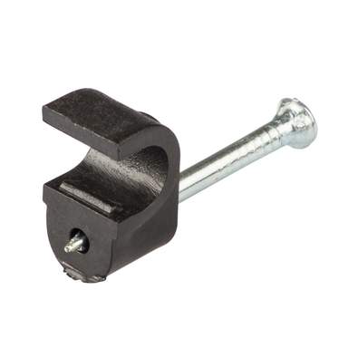 Unicrimp 5 - 7mm Round Clips Black (Pack of 100) (QRC4) | CEF