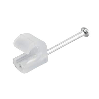 Unicrimp 5 - 7mm Round Clips Clear (Pack of 100) (QRC5) | CEF