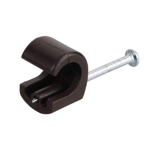 Unicrimp 7 - 10mm Round Clips Brown (Pack of 100) (QRC8) | CEF