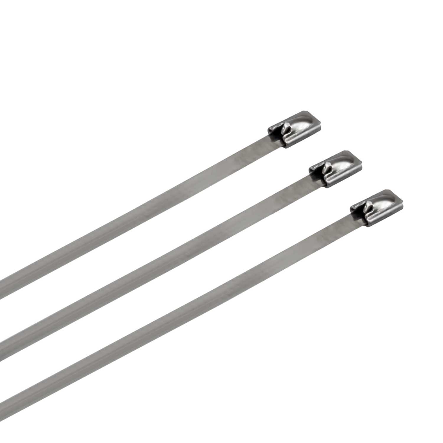 Unicrimp 300mm x 4.6mm Cable Ties Stainless Steel (Pack of 100 ...