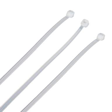 Unicrimp 150mm x 3.6mm Cable Ties Natural (Pack of 100) (QT150I) | CEF