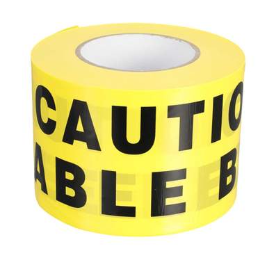 Unicrimp Underground Electrical Warning Tape (200 Mtr Roll ...