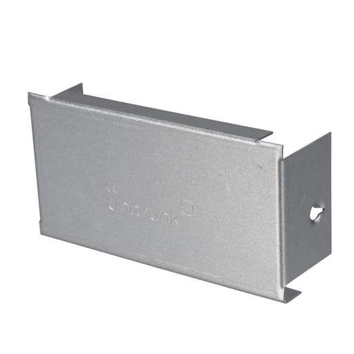 Unitrunk IP4X 100mm x 50mm Stop End for Galvanised Steel Cable Trunking ...