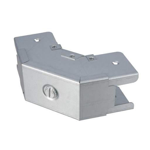 Unitrunk IP4X 50mm x 50mm 90° Outside Lid Bend for Trunking (Sold in 1 ...