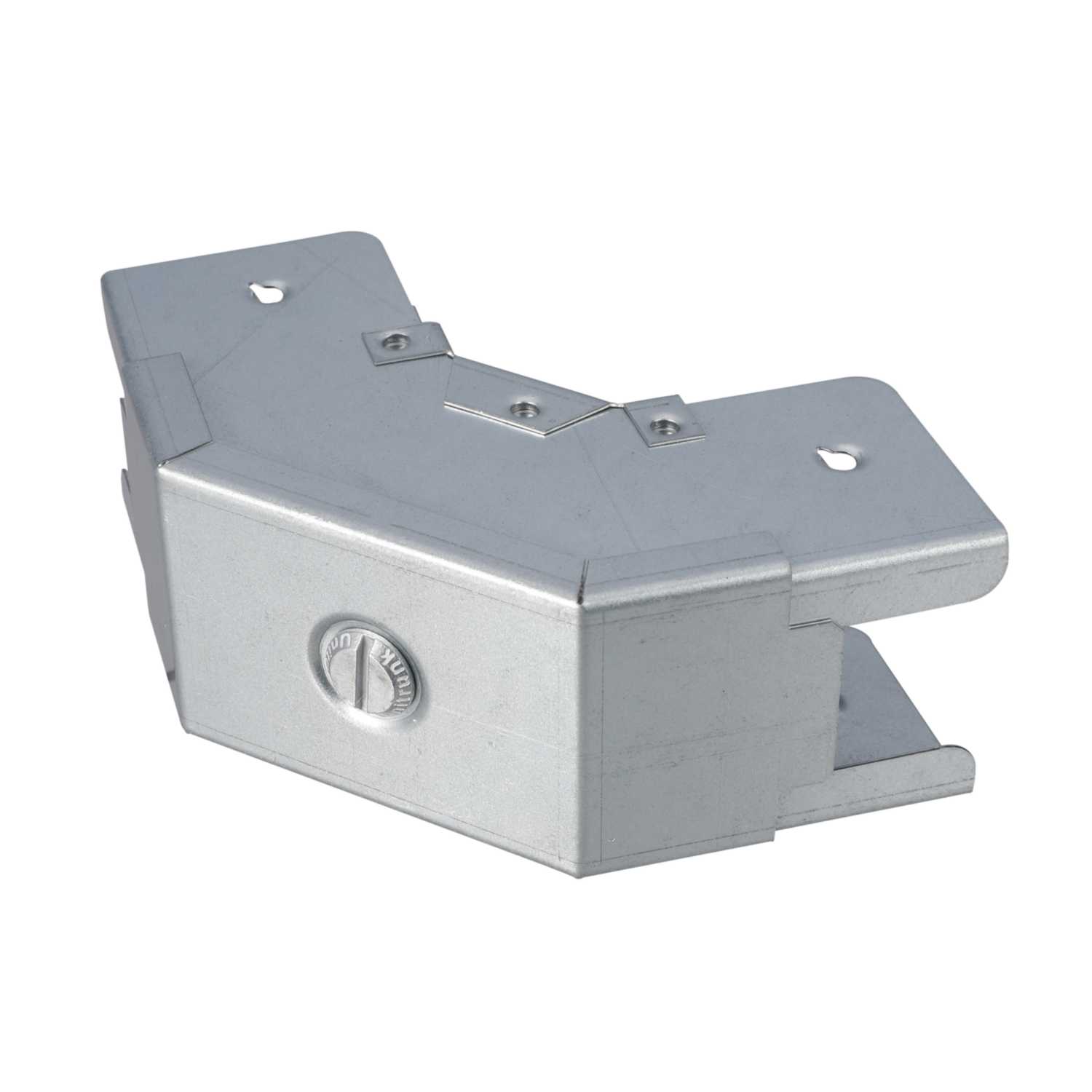 Unitrunk IP4X 50mm x 50mm 90° Outside Lid Bend for Trunking (Sold in 1 ...