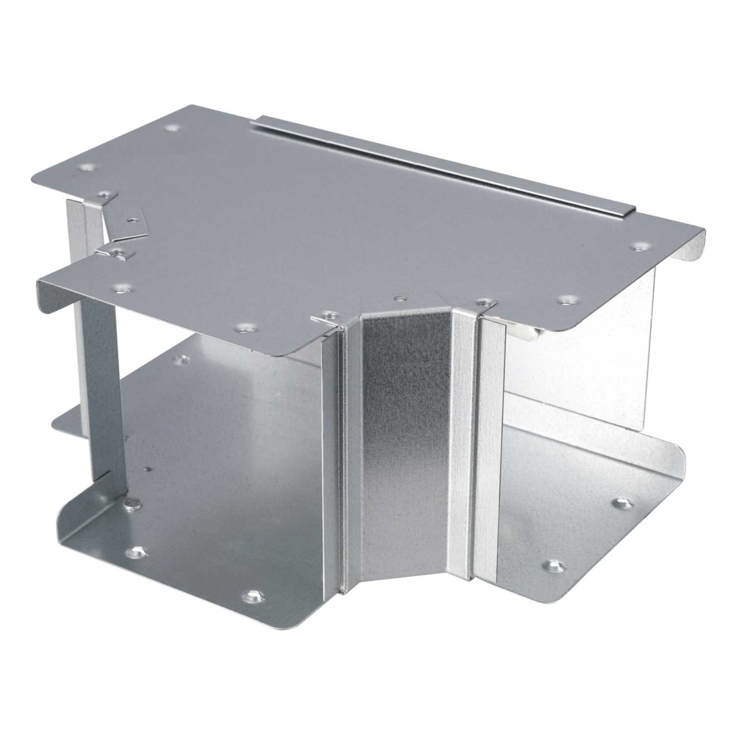 Unitrunk IP4X 100mm x 100mm Gusset Tee Outside Lid For Steel Trunking (Sold in 1's) (GOT44) | CEF