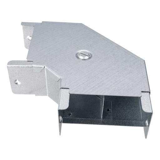 Unitrunk IP4X 100mm x 50mm 90° Top Lid Bend for 2 Compartment Trunking ...