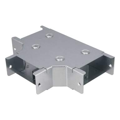 Unitrunk IP4X 100mm x 50mm Top Lid Tee For 2 Compartment Trunking (Sold ...