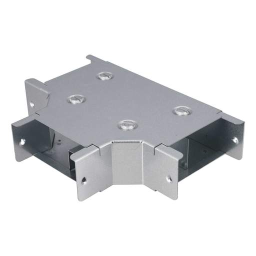 Unitrunk IP4X 100mm x 50mm Top Lid Tee For 2 Compartment Trunking (Sold in 1's) (GTT42X2) | CEF