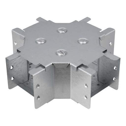 Unitrunk 75mm x 75mm Intersection Box for Galvanised Steel Cable Trunking (Sold in 1's) (ITB33 ...