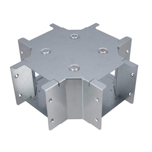 Unitrunk 100mm x 100mm Intersection Box for Galvanised Steel Cable Trunking (Sold in 1's) (ITB44 ...