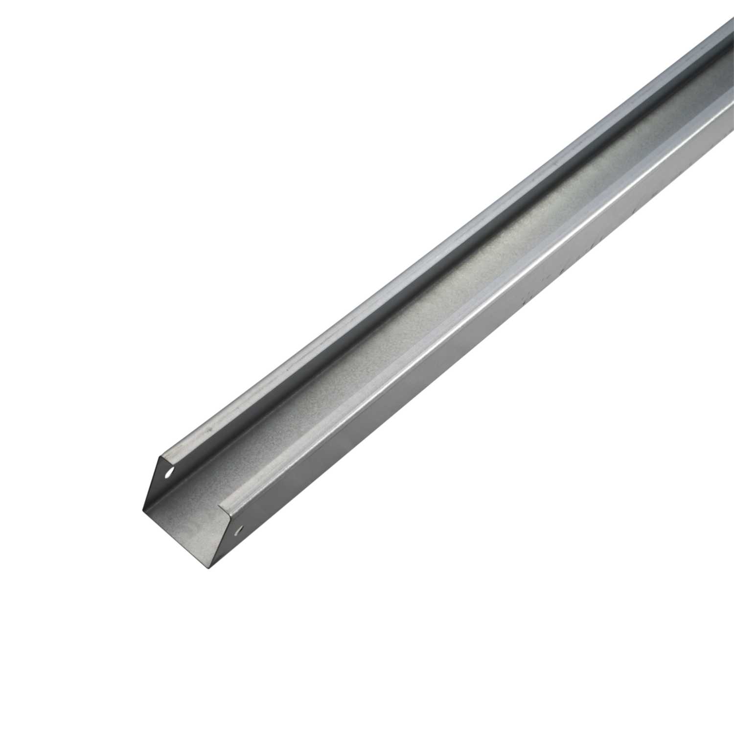 Unitrunk 50mm x 50mm Galvanised Lighting Trunking Body (3m Length ...