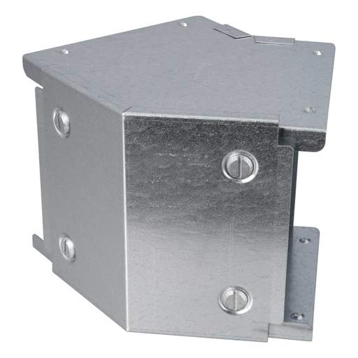 Unitrunk 150mm x 150mm 45° Outside Lid Bend for Galvanised Steel ...