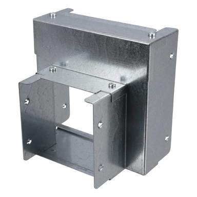 Unitrunk 150mm x 150mm to 100mm x 100mm Reducer for Quickfix Trunking (Sold in 1's) (RE66-44) | CEF
