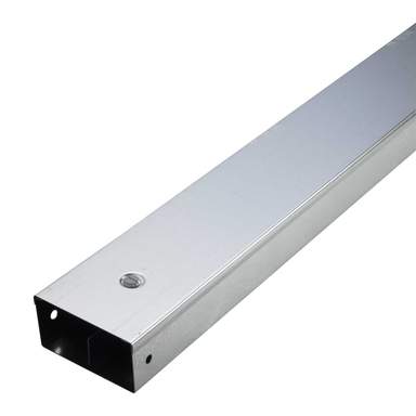 Unitrunk IP4X 100mm x 50mm 2 Compartment Galvanised Steel Trunking (3m ...
