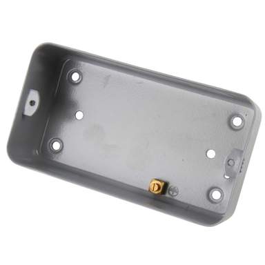 Volex 3 and 4 Gang Flush or Surface Metal Back Box with Knockouts ...