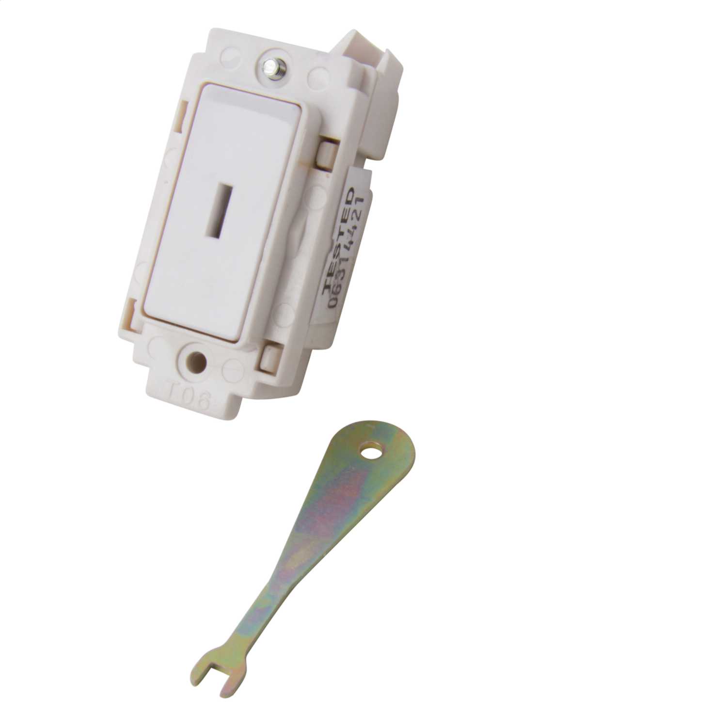 Volex 20A Single Pole 1 Way Grid Key Switch (VG3451) | CEF