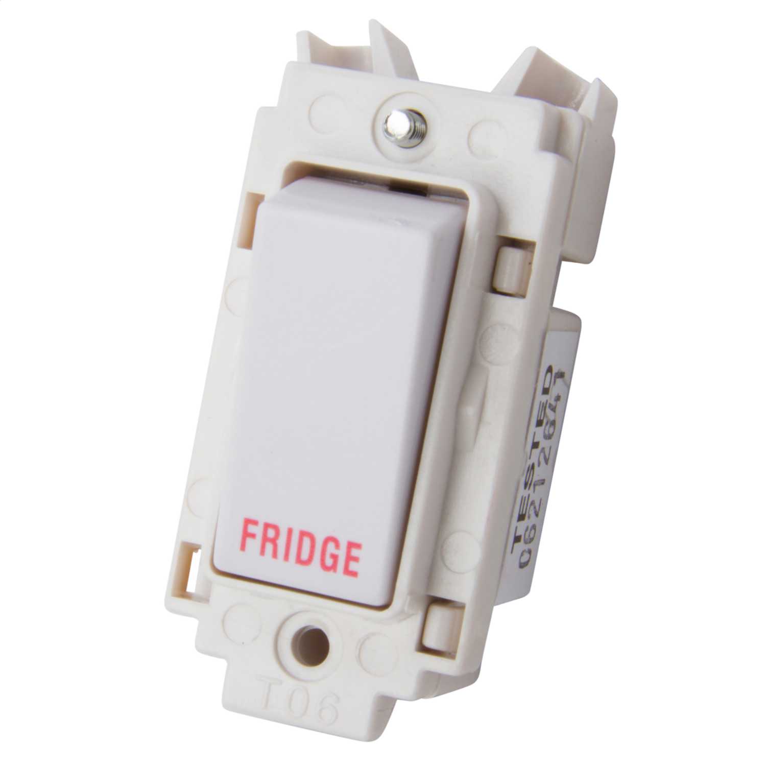 Volex 20A Double Pole Grid Switch marked Fridge (VG3460FR) | CEF