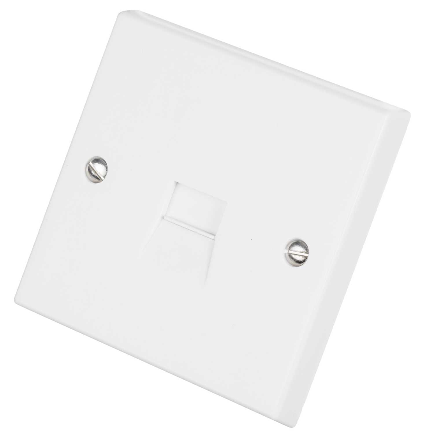 Volex 1 Gang Master Telephone Socket White (VX9974) | CEF