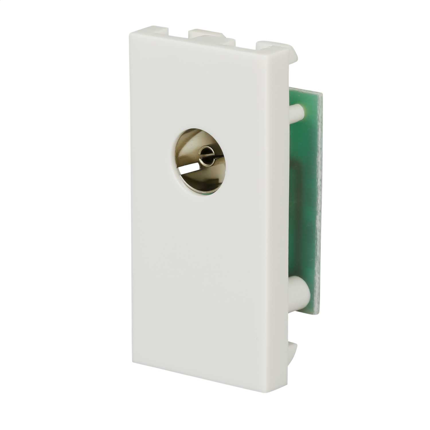 Volex TV Coax Non Isolated Euro Module White (VX9979) | CEF