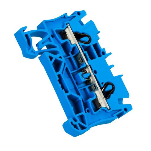 Wago 4mm Standard DIN Rail Terminal Push-In Blue (2004-1204) | CEF