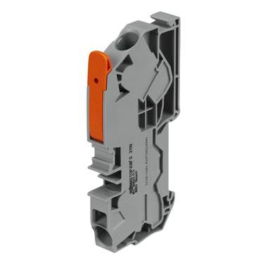 Wago 10mm Terminal Block 2 Conductor Push-in Cage Clamp Grey (2110-1201 ...