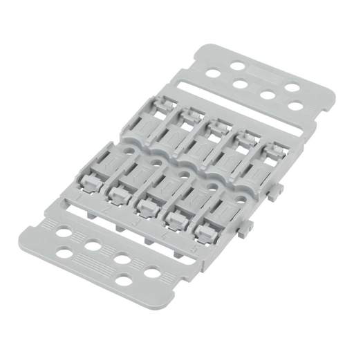 Wago 5 Way Inline Mounting Carrier (Pack of 5) (221-2505) | CEF